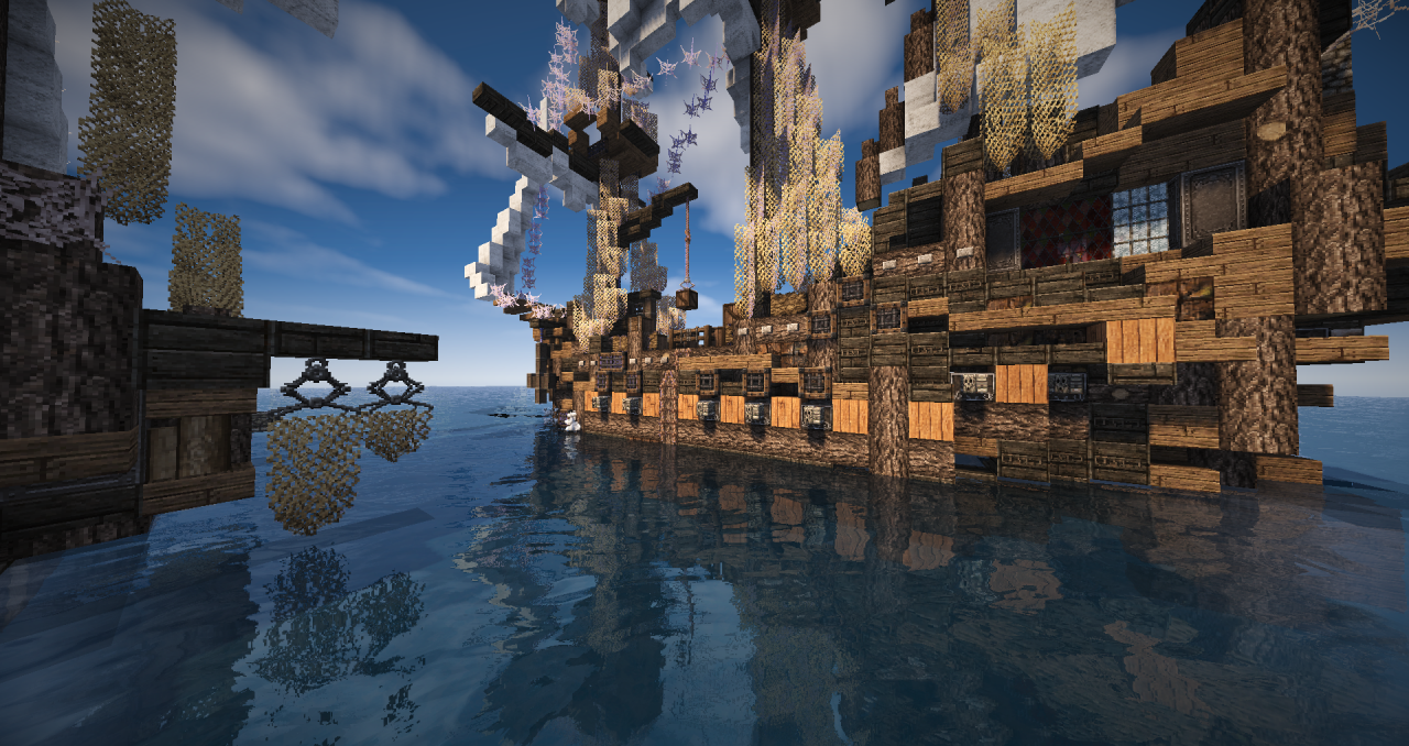 Two Fantasy Ships Minecraft Map