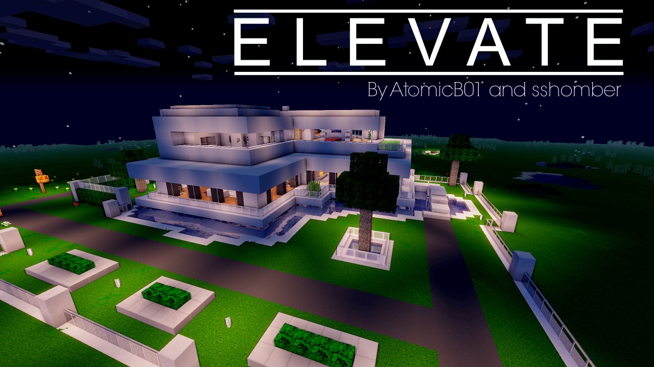 ELEVATE - AN "ELECTRICAL MODERN HOUSE" Minecraft Map