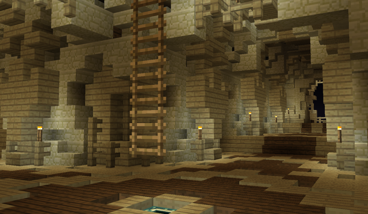 desert castle Minecraft Map