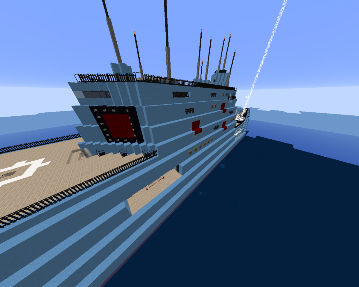 DDG II guided missile destroyer Minecraft Map