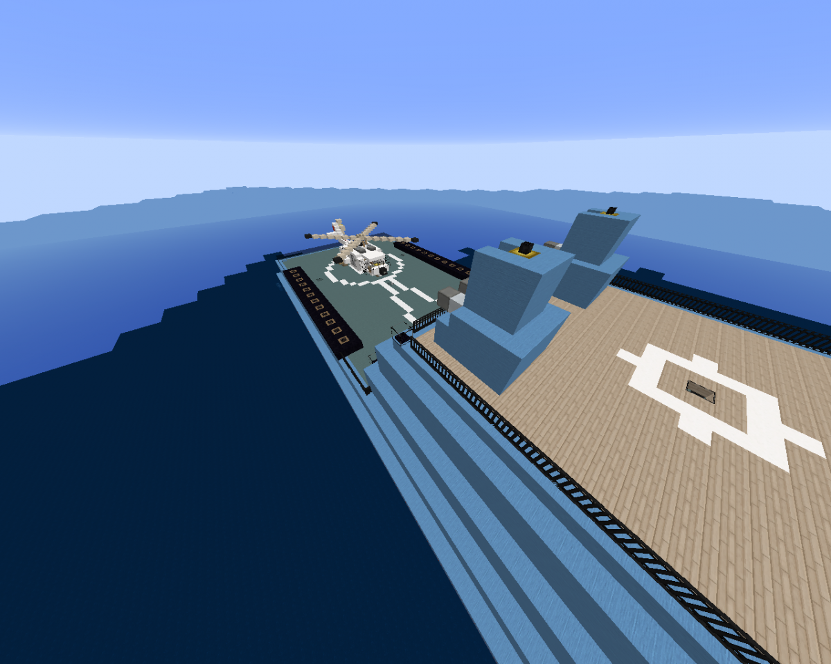 DDG II guided missile destroyer Minecraft Map