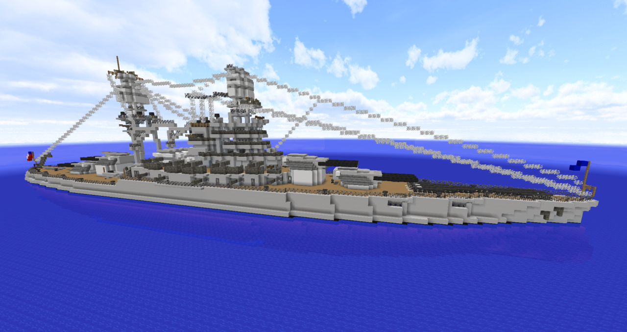 USS Arizona (bb-39) (no interior) Minecraft Map