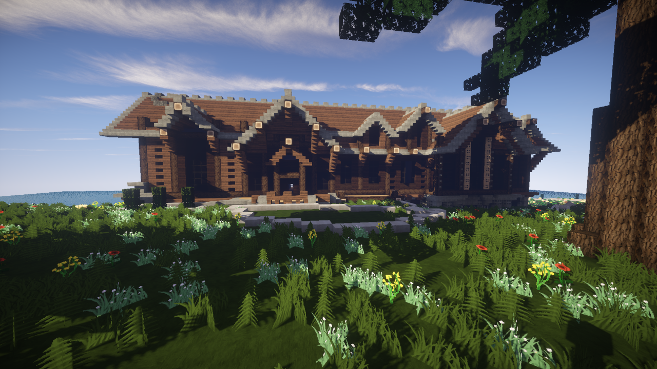Mountain Beach House WIP Minecraft Map