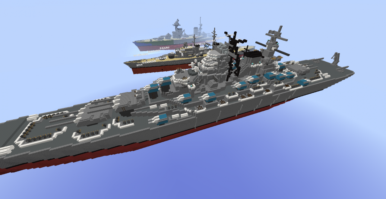 creative battleship Minecraft Map