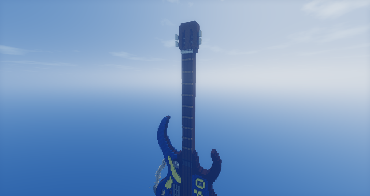 Steampunk Guitar Minecraft Map