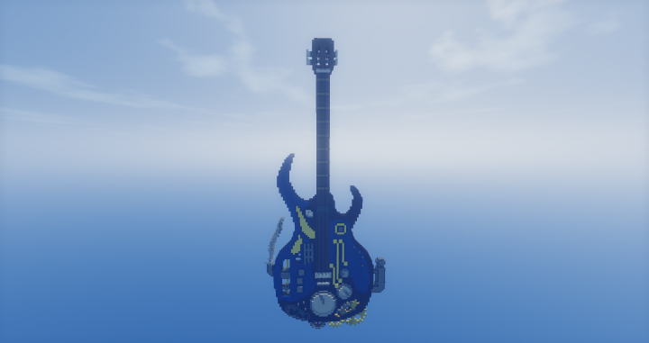 Steampunk Guitar Minecraft Map