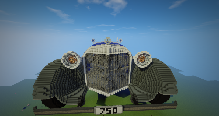 Mercedes Benz 500k Cabrio Minecraft Map