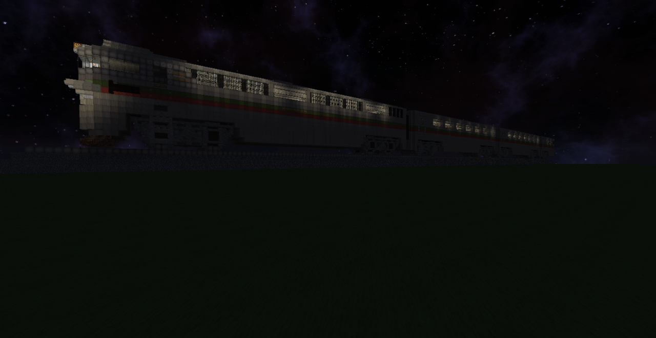 Minecraft diesel locomotive Ritchie Valens class + passenger train ...