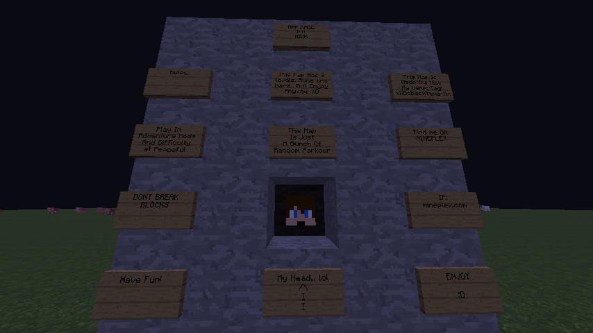 CrAzY Parkour! Minecraft Map