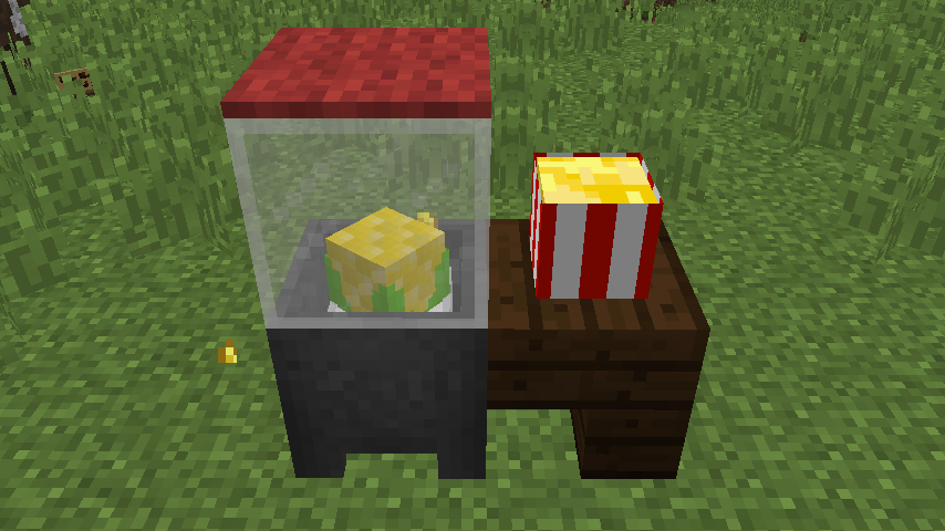 Corn and Popcorn | One Command | 1.10+ Minecraft Map