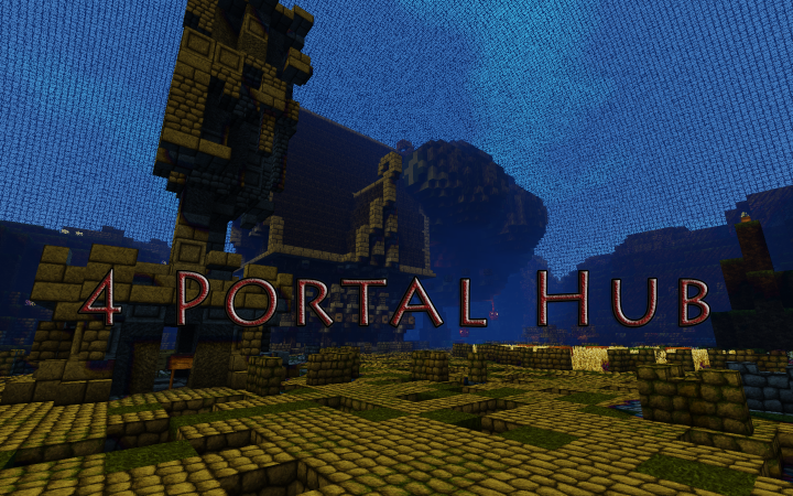 4 Portal Hub | Comission | Minecraft Map
