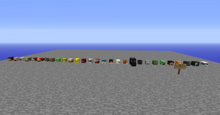 heads map 1.9 map Minecraft Map