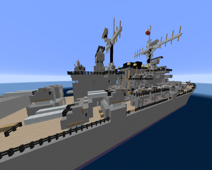 CA heavy cruiser Minecraft Map
