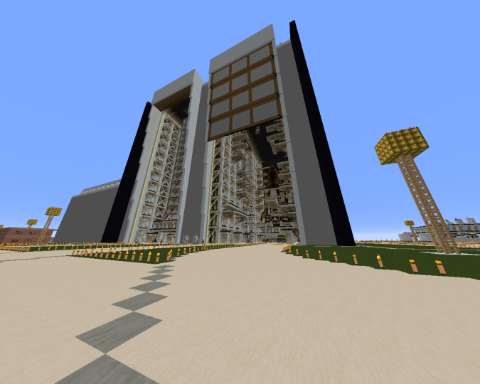 SPACE CENTER - Hall VAB (Vehicle Assembly Building) Part 1 Minecraft Map