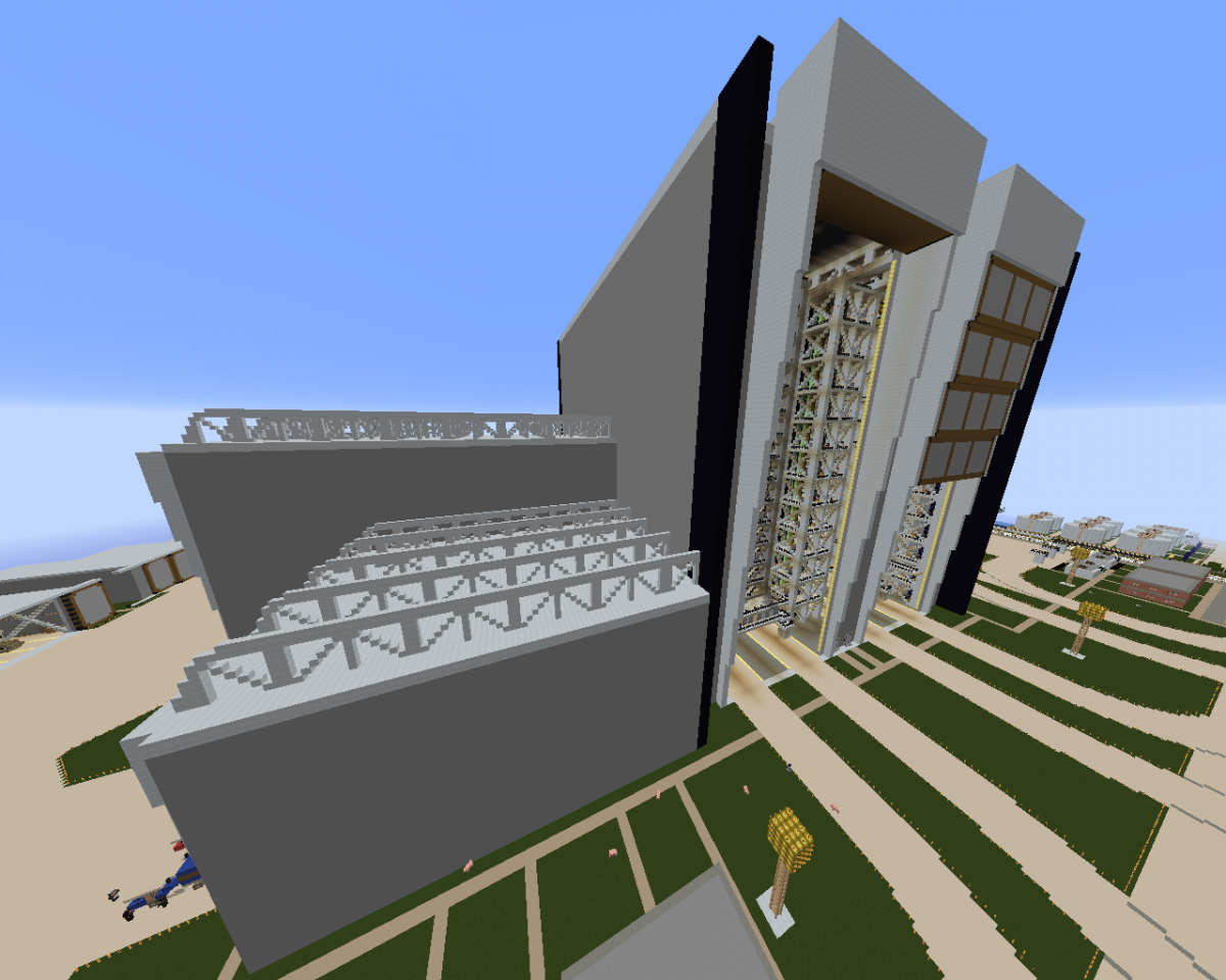 SPACE CENTER - Hall VAB (Vehicle Assembly Building) Part 1 Minecraft Map