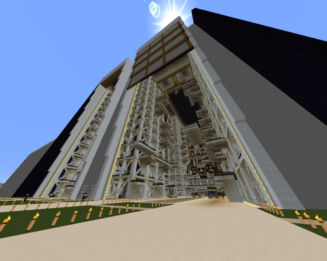 SPACE CENTER - Hall VAB (Vehicle Assembly Building) Part 1 Minecraft Map