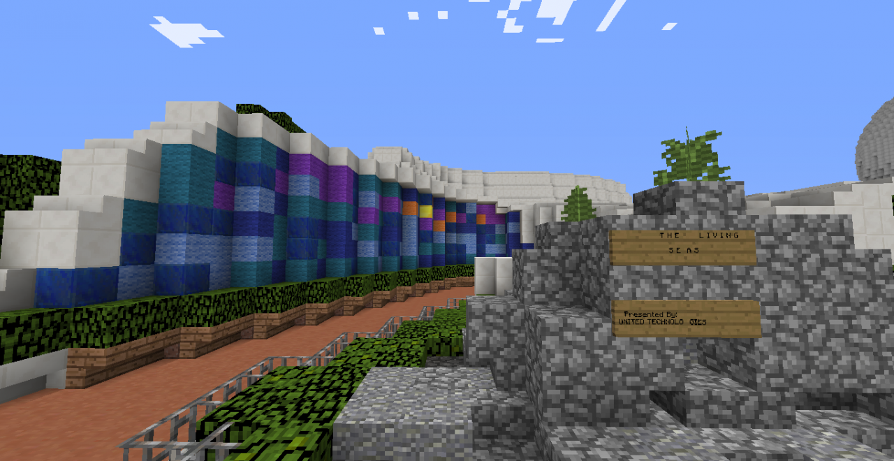 1990's EPCOT Center Recreation Minecraft Map