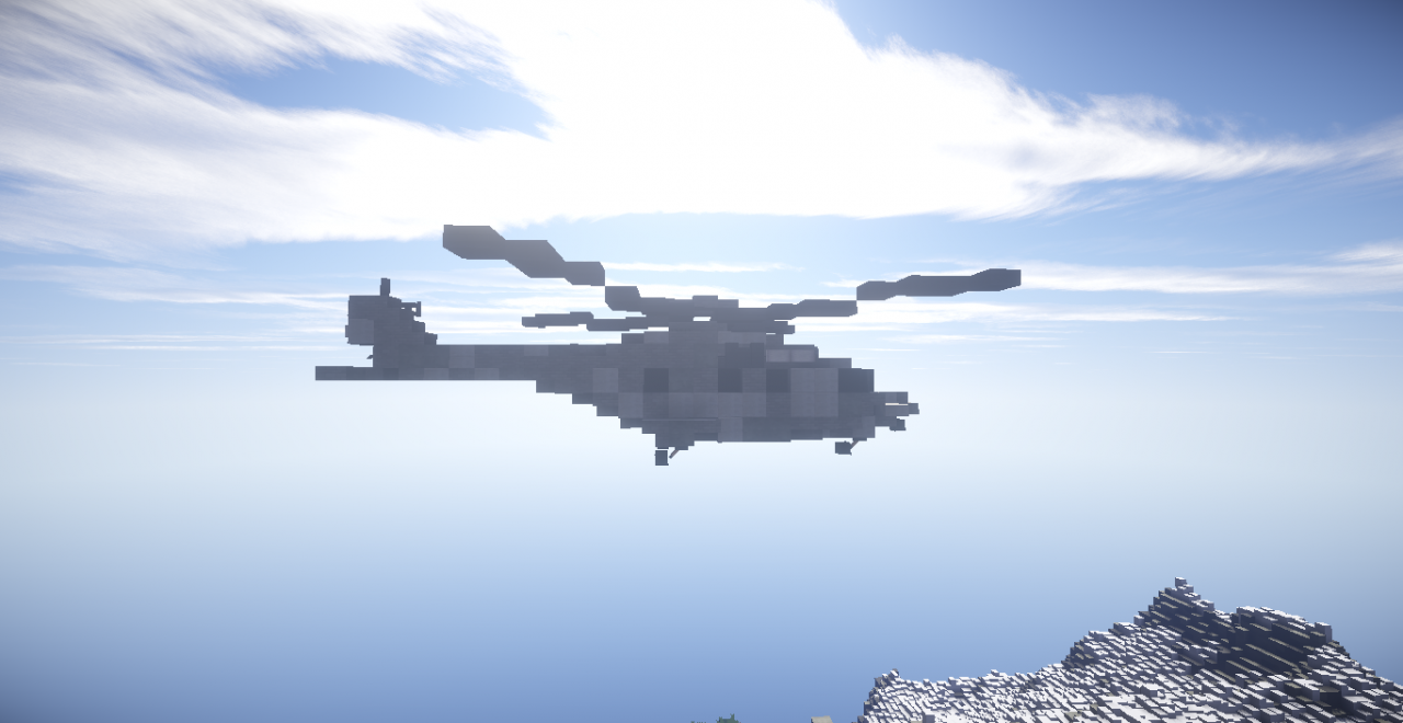 NH90 Military Helicopter [2 Liveries][+Download] Minecraft Map