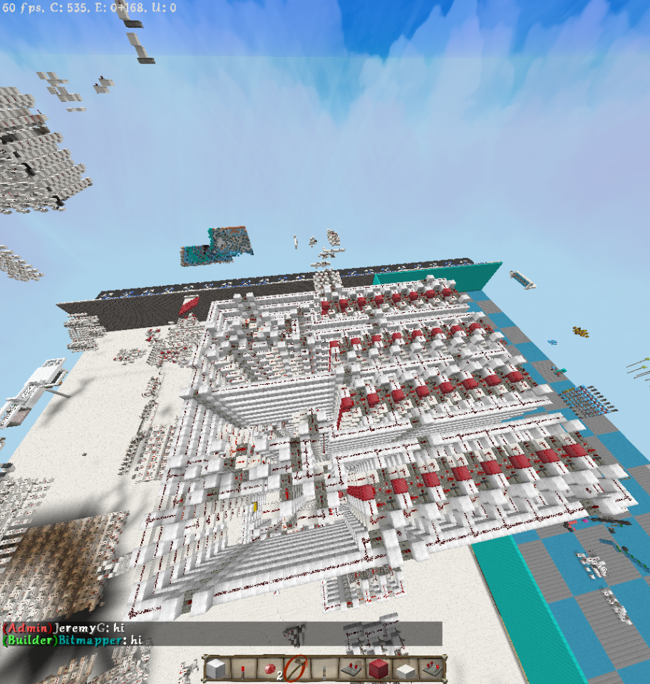 QUAD* core 8 bit 2-stage pipeline CPU Minecraft Map