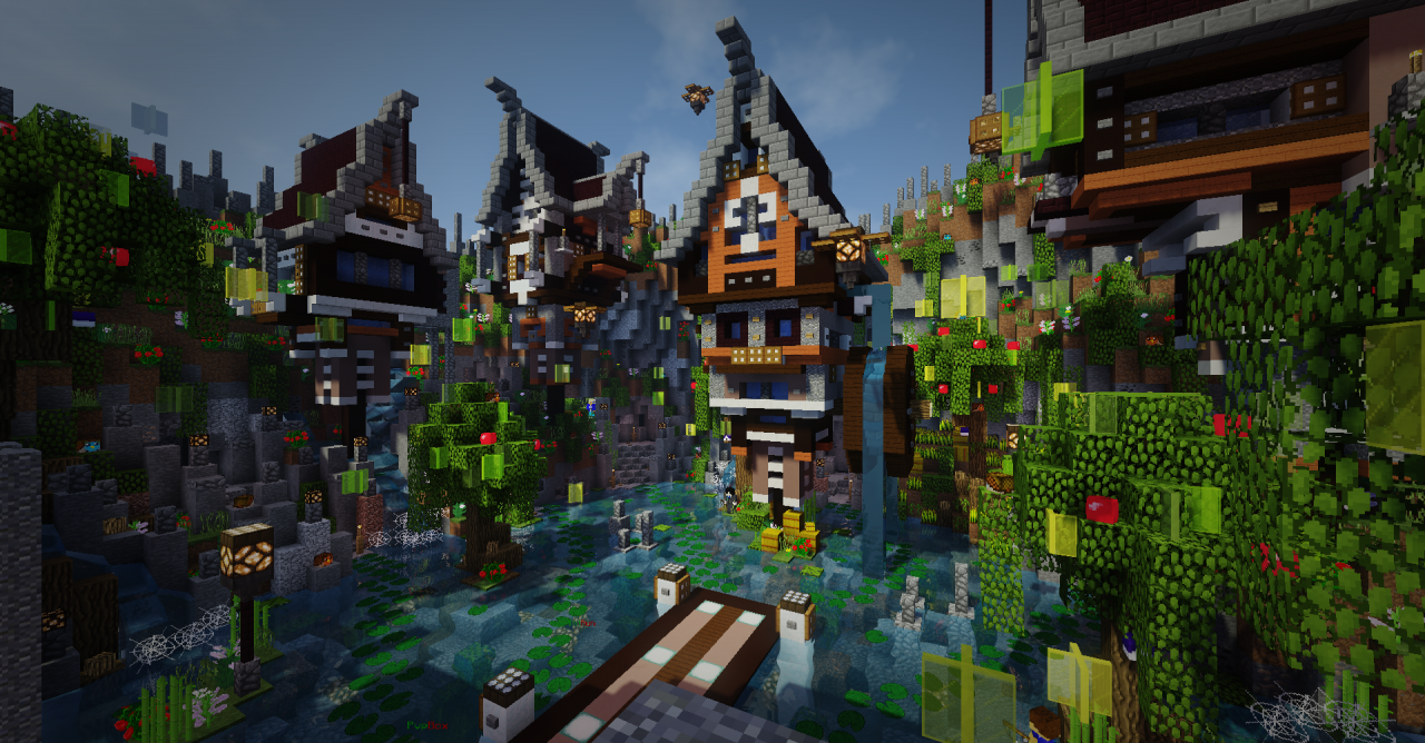 Lobby Steampunk-Modern Minecraft Map