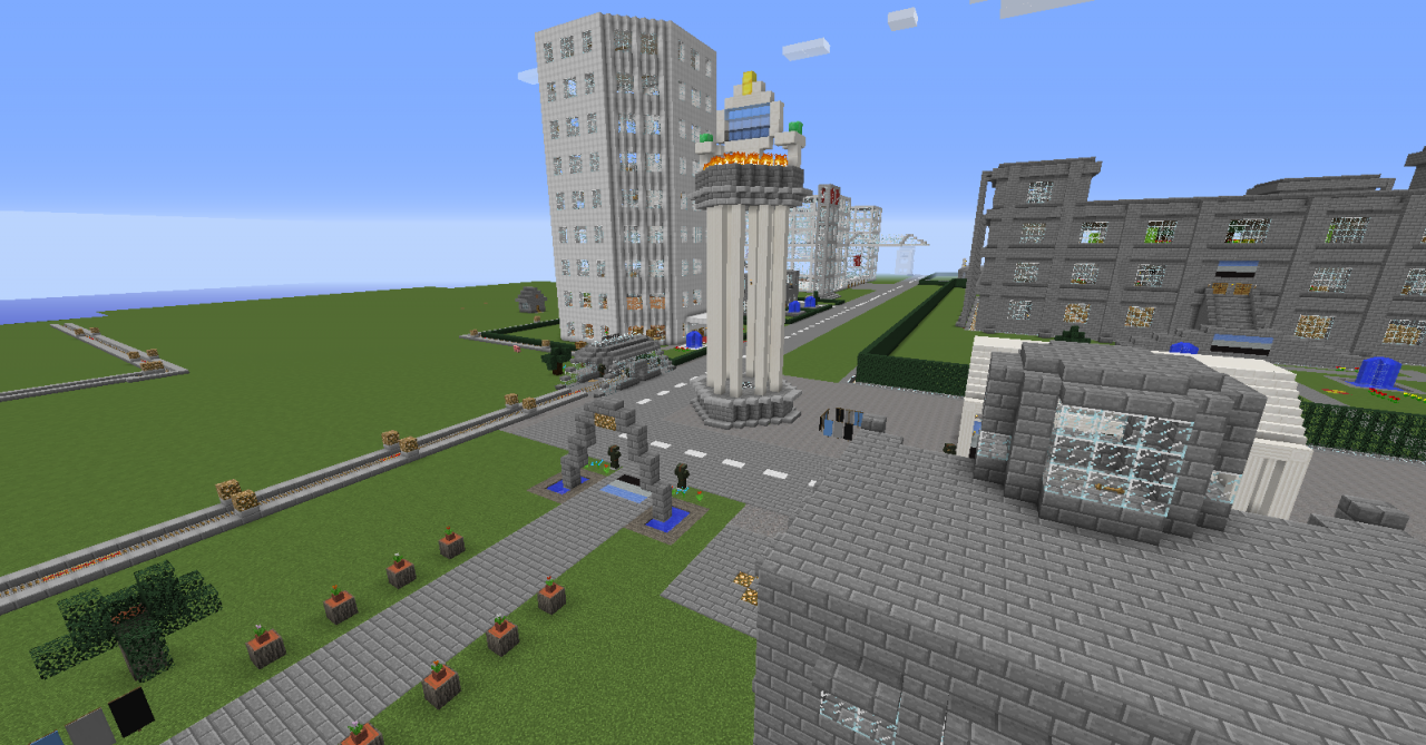 World Biggest Minecraft City 1.9 Minecraft Map