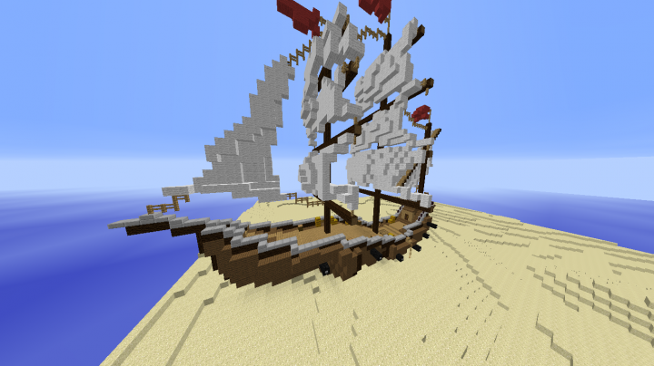 The Sand Ship Minecraft Map
