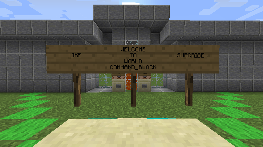*WORLD - COMMAND BLOCK server * versi 1.9 Minecraft Map