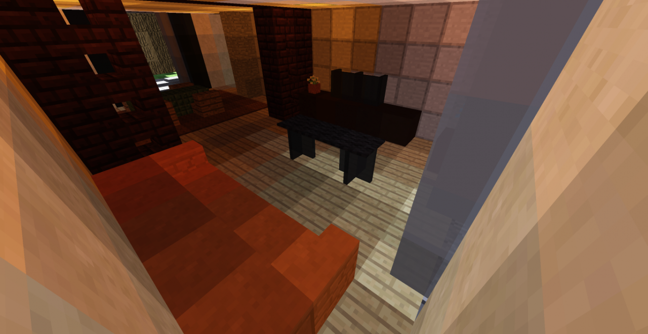 modern bungalow Minecraft Map