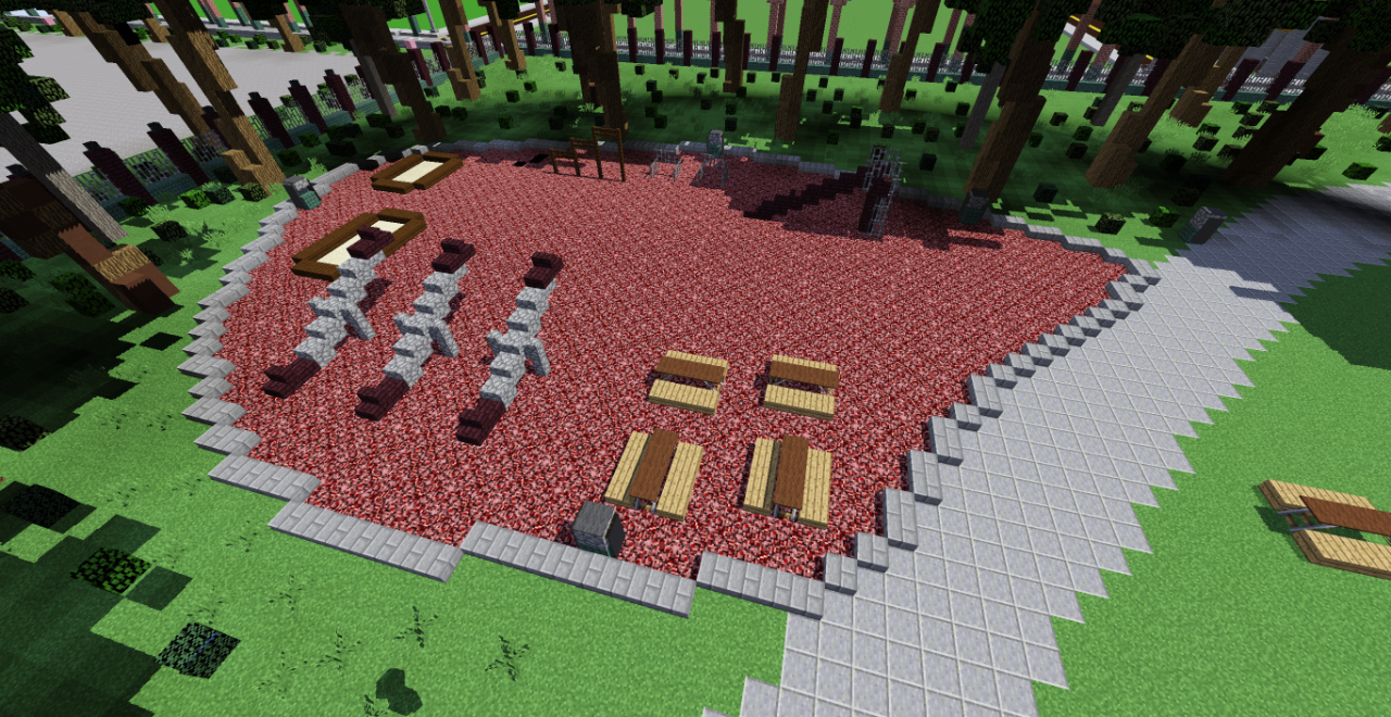 my first park i made Minecraft Map