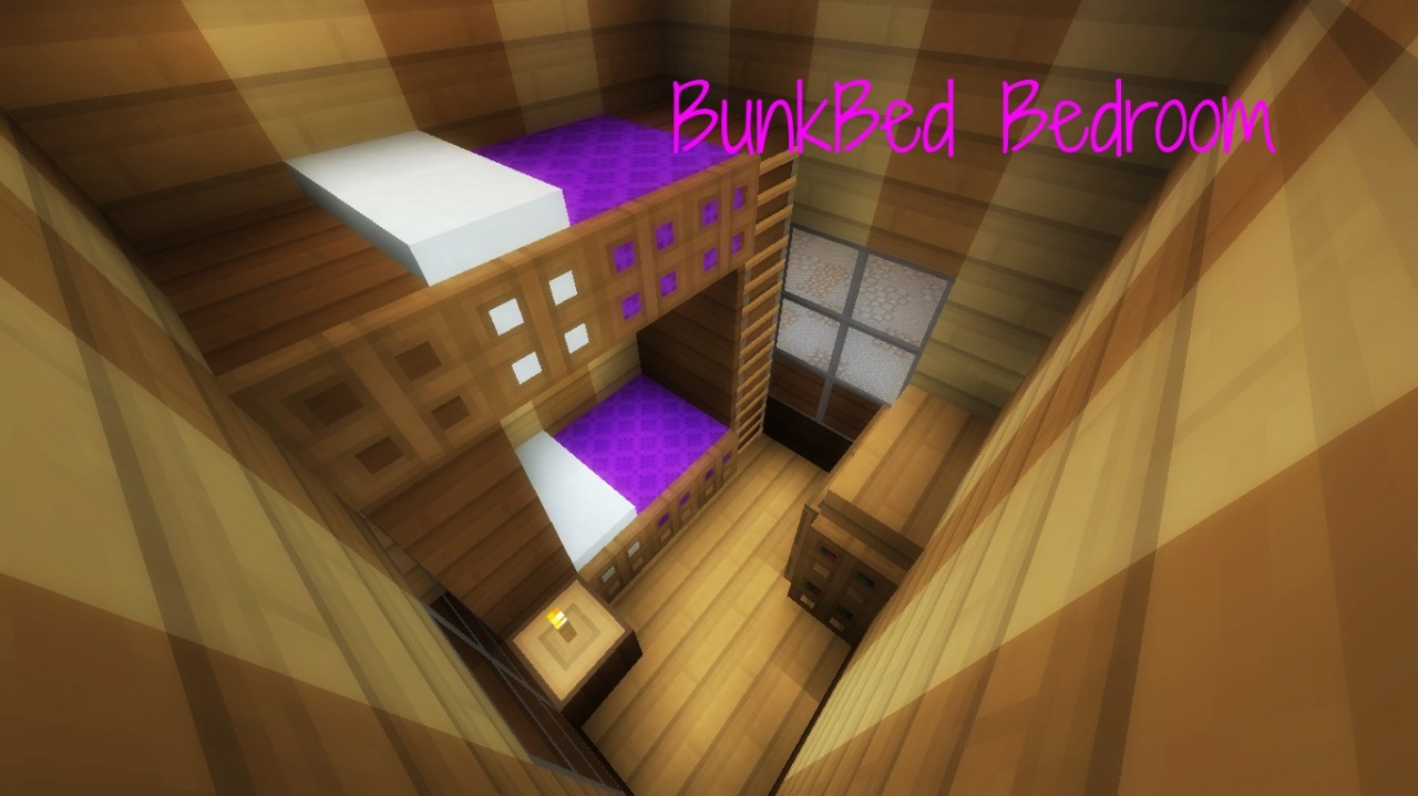 ℙ𝕠𝕣𝕜𝔹𝕦𝕟𝕟 || BunkBed Bedroom (Small Rooms Series) Minecraft Map