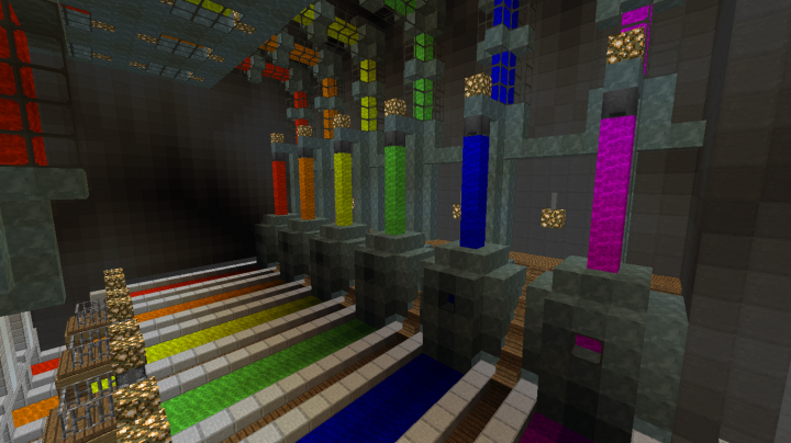 Rainbow Factory Map (UNFINISHED) Minecraft Project