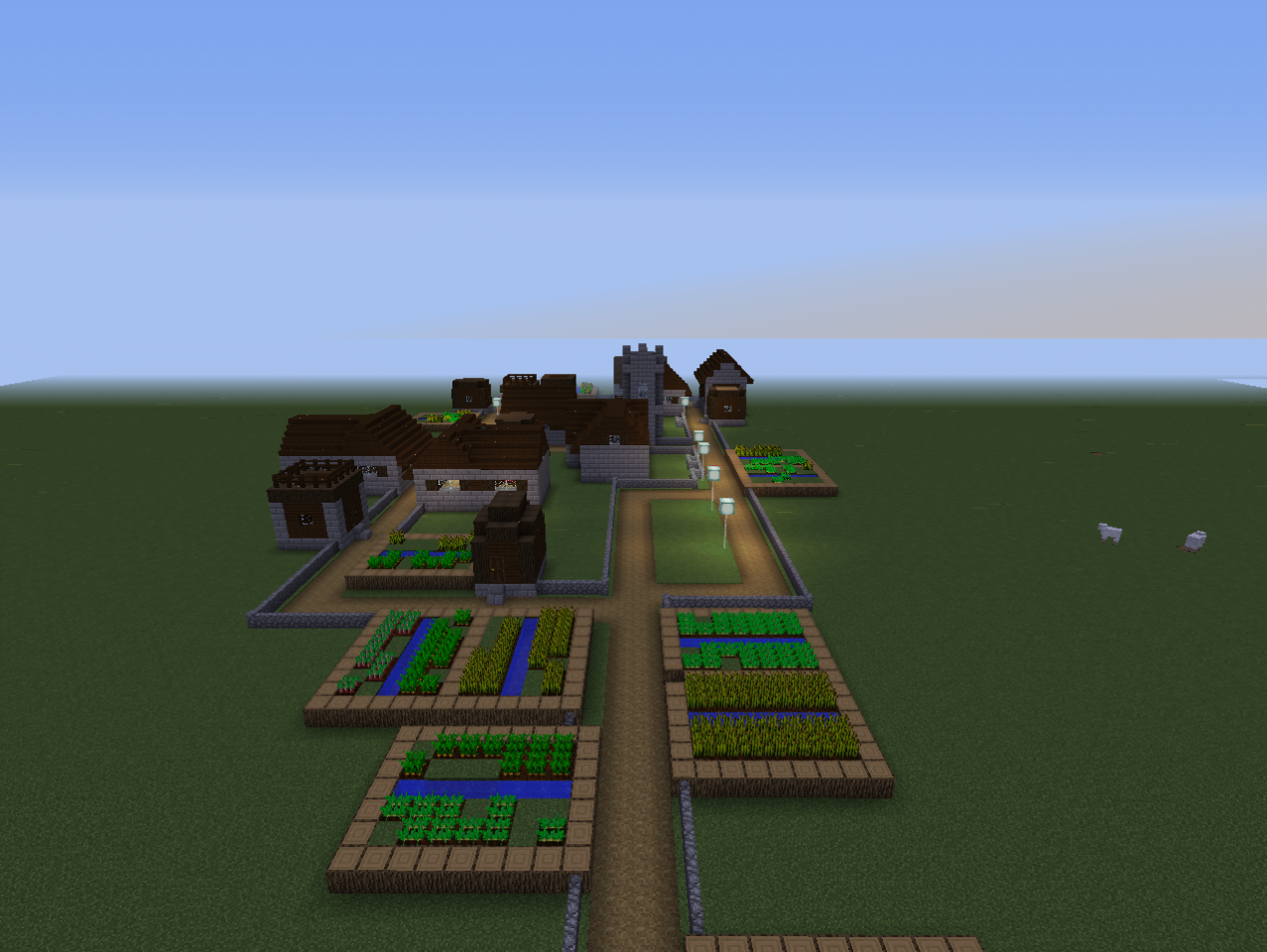 Moderntown Village Minecraft Map