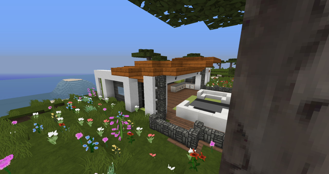 Super Tiny Modern House Minecraft Map