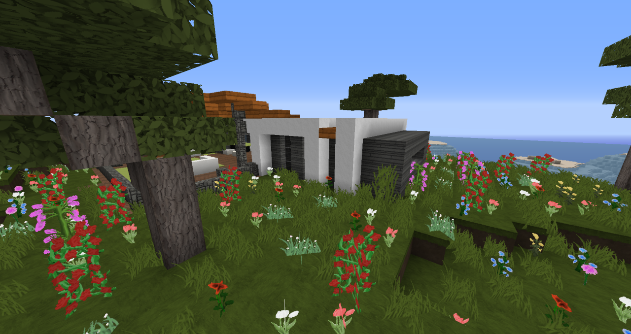 Super Tiny Modern House Minecraft Map