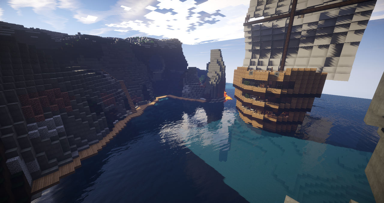 Galleon. Minecraft Map
