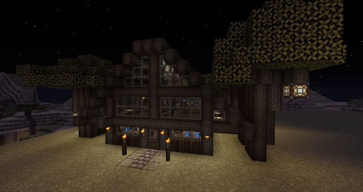 Dark Oak Villa Minecraft Map