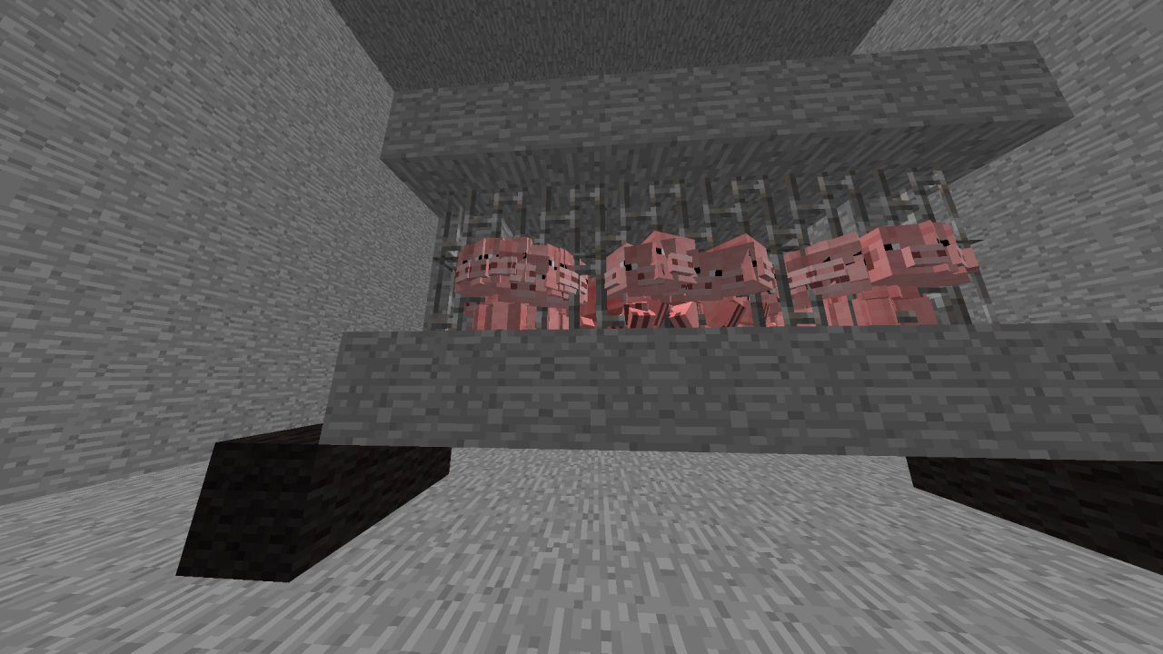 Life of a pig in a slaughter house Minecraft Map