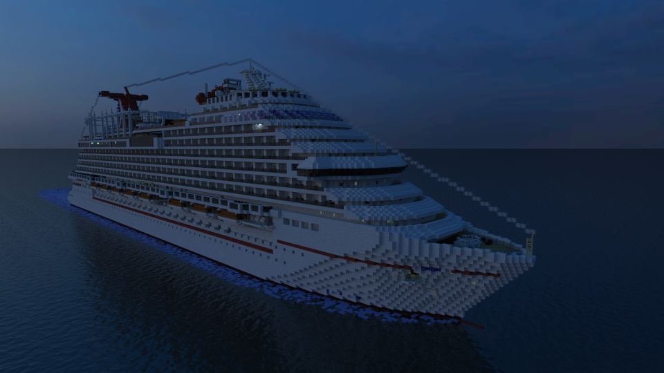 Carnival Vista [1:1 Minecraft Cruise Ship!][First in Minecraft with ...