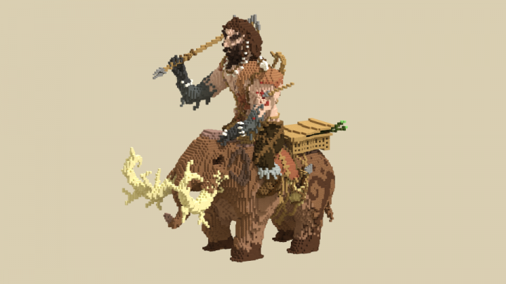 Prehistoric Mammoth Minecraft Map