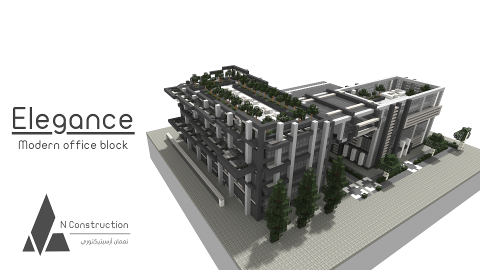 Elegance | Modern office complex Minecraft Map