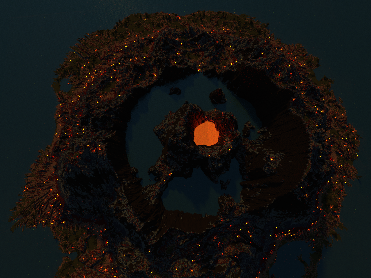 Caldera Volcano Minecraft Map