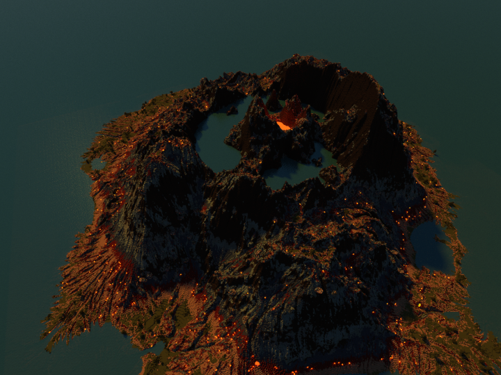 Caldera Volcano Minecraft Map