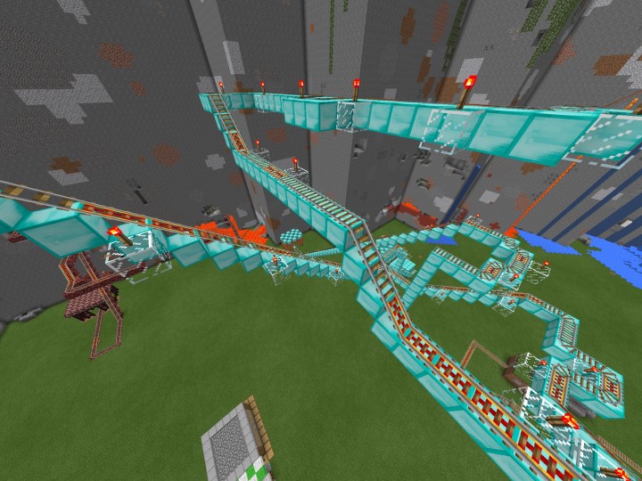 Rush of Terror roller coaster thrill ride! Minecraft Map