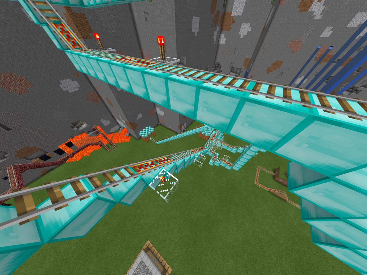 Rush of Terror roller coaster thrill ride! Minecraft Map