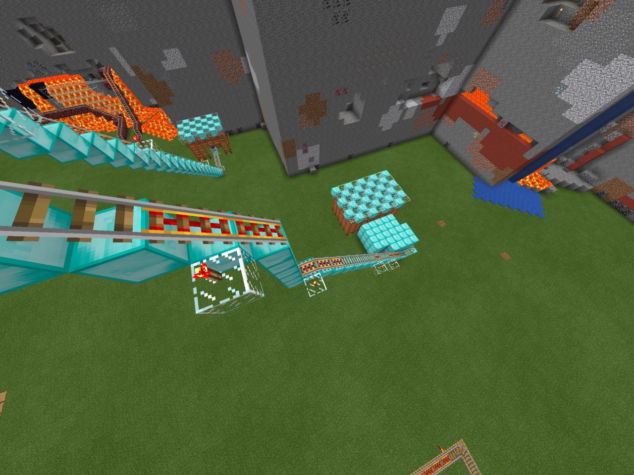 Rush of Terror roller coaster thrill ride! Minecraft Map