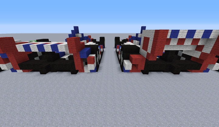 Formula Car Model : IndyCar Dallara DW12 '14 Minecraft Map