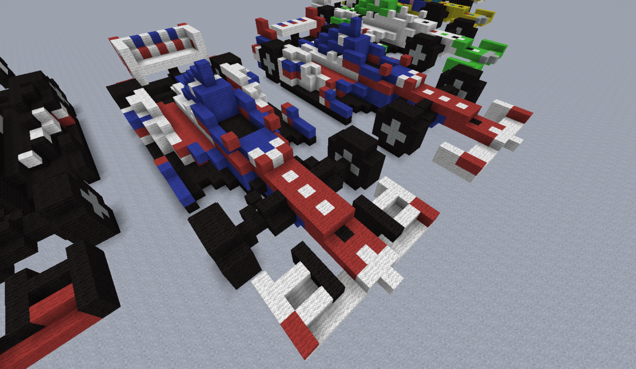 Formula Car Model : IndyCar Dallara DW12 '14 Minecraft Map