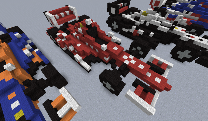 Formula Car Model : IndyCar Dallara DW12 '14 Minecraft Map