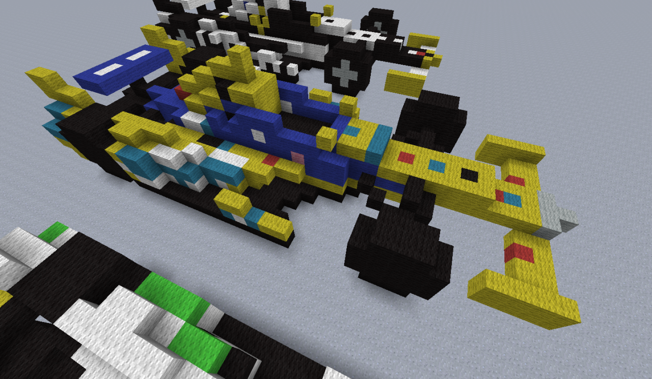 Formula Car Model : IndyCar Dallara DW12 '14 Minecraft Map