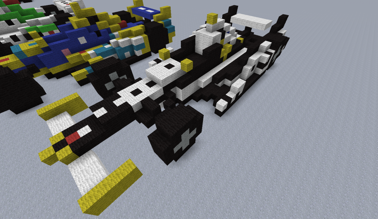 Formula Car Model : IndyCar Dallara DW12 '14 Minecraft Map